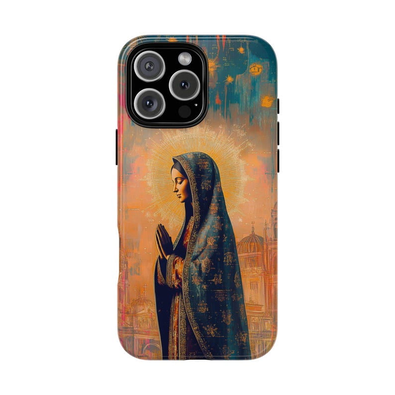 Virgin Mary Digital Portrait Artistic Religious Inspired Phone Case ...