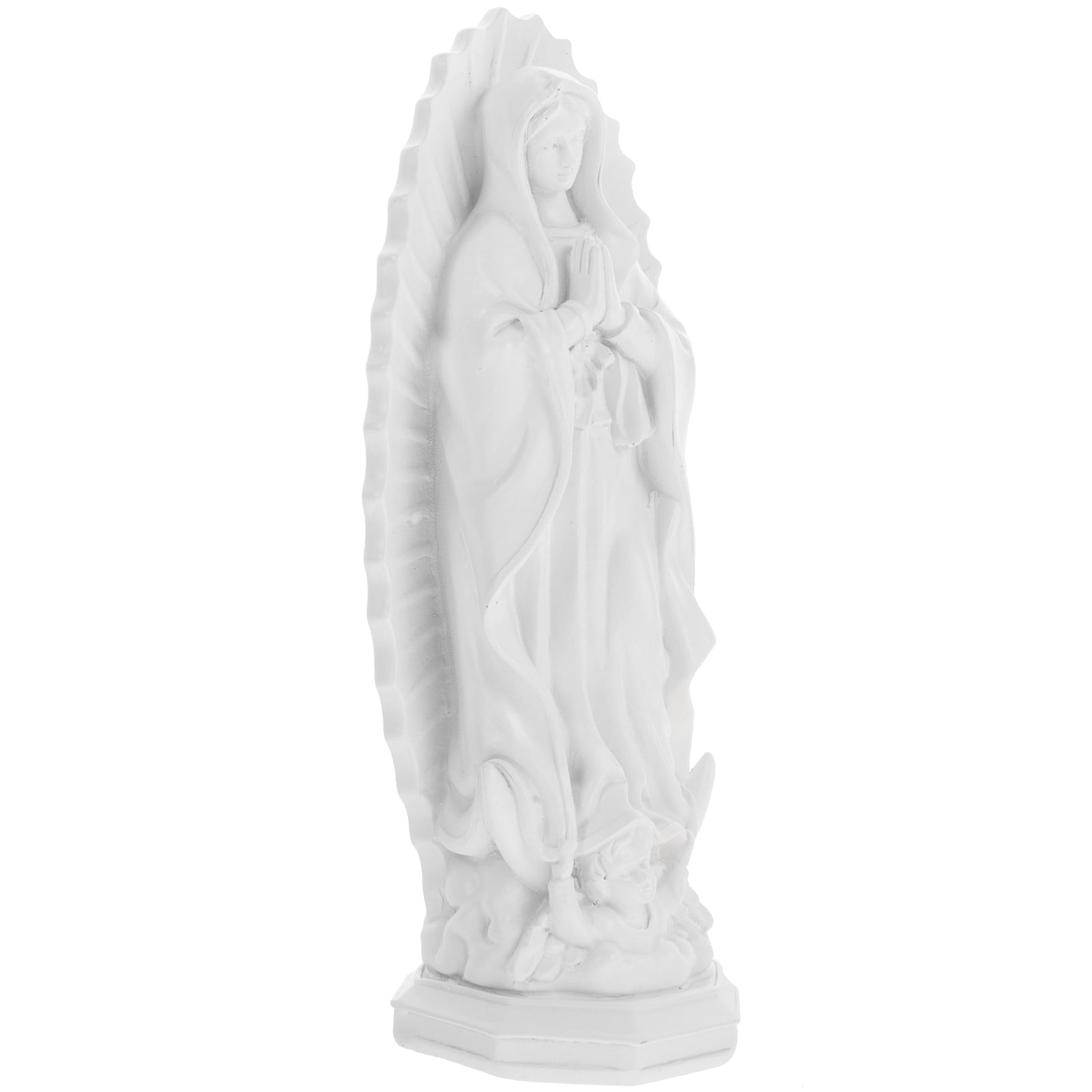 Virgin Mary Figurine Resin Virgin Mary Statue Catholic Sculpture