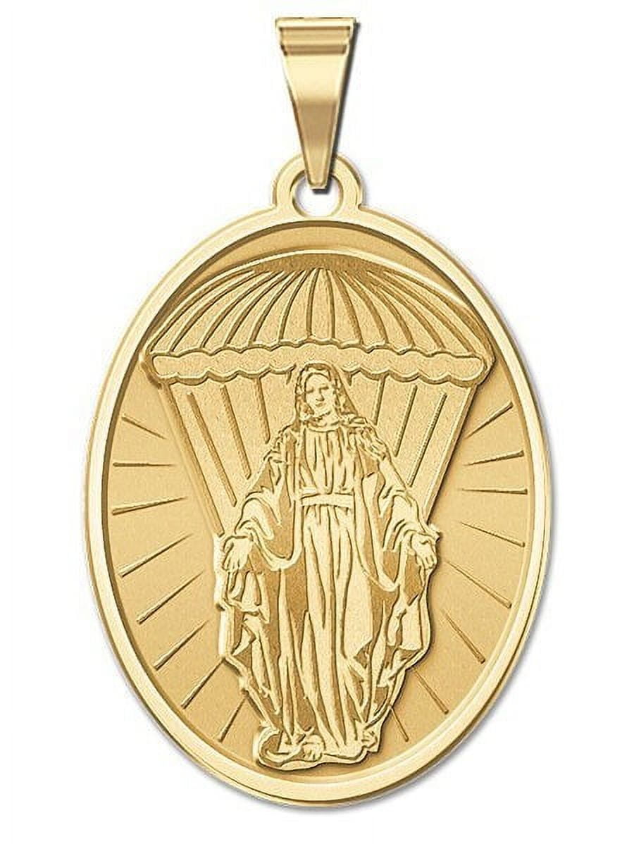 PicturesOnGold.com Virgin Mary Paratrooper Religious Medal Female Adult ...