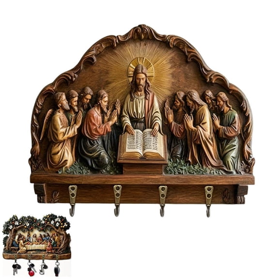 Wooden Virgin Mary Decor