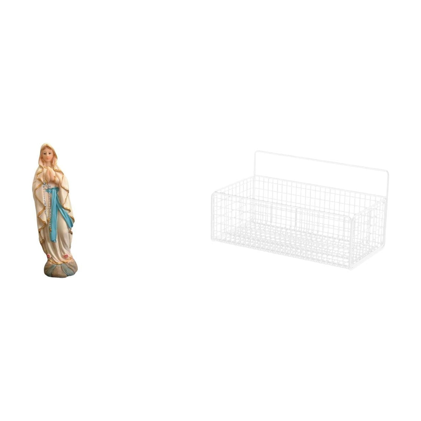 Virgin Mary Statue Luther Figurine Resin Sculpture Wire Organizer ...