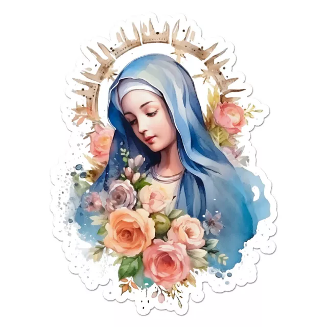Virgin Mary Sticker Phone Decal Water Bottle Stickers Car Decals ...