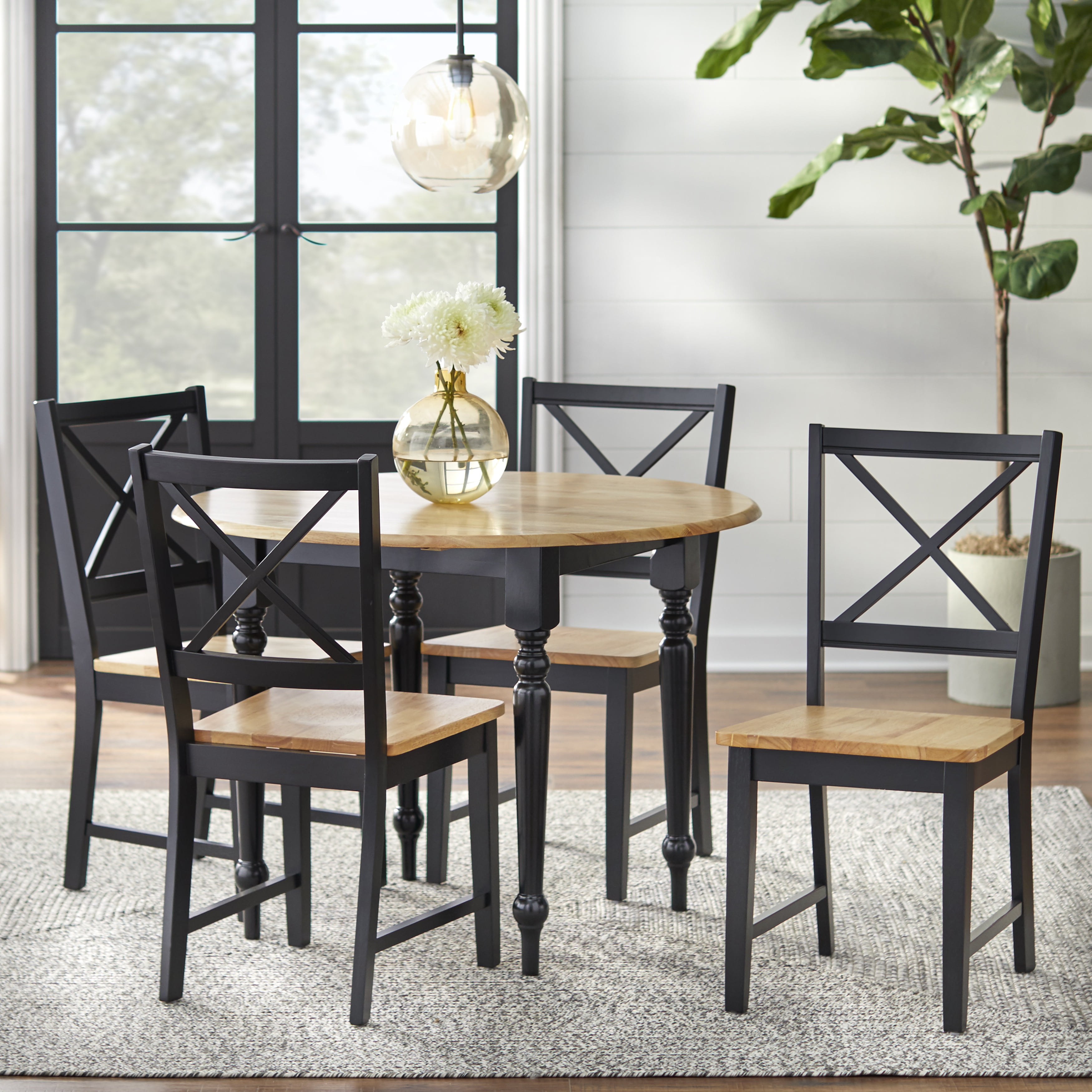 Virginia 5-Piece Dining Set, Multiple Colors - Walmart.com