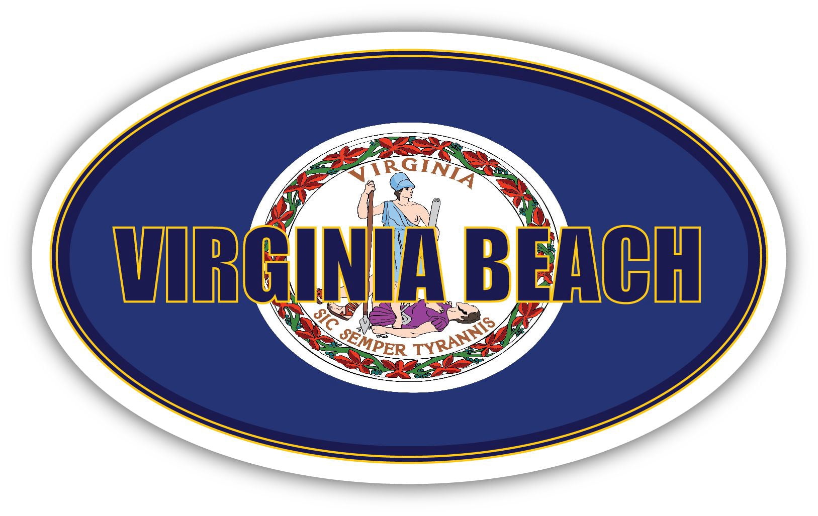 Virginia Beach City Virginia State Flag | VA Flag Virginia Beach County ...