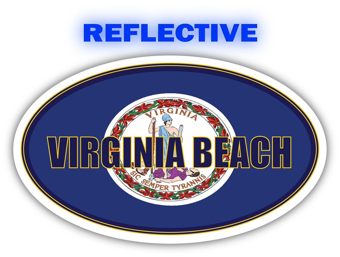 Virginia Beach City Virginia State Flag | VA Flag Virginia Beach County ...