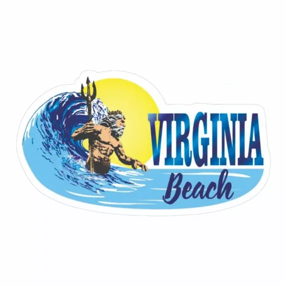 Virginia Beach Virginia Sticker Phone Decal Water Bottle Stickers Car ...
