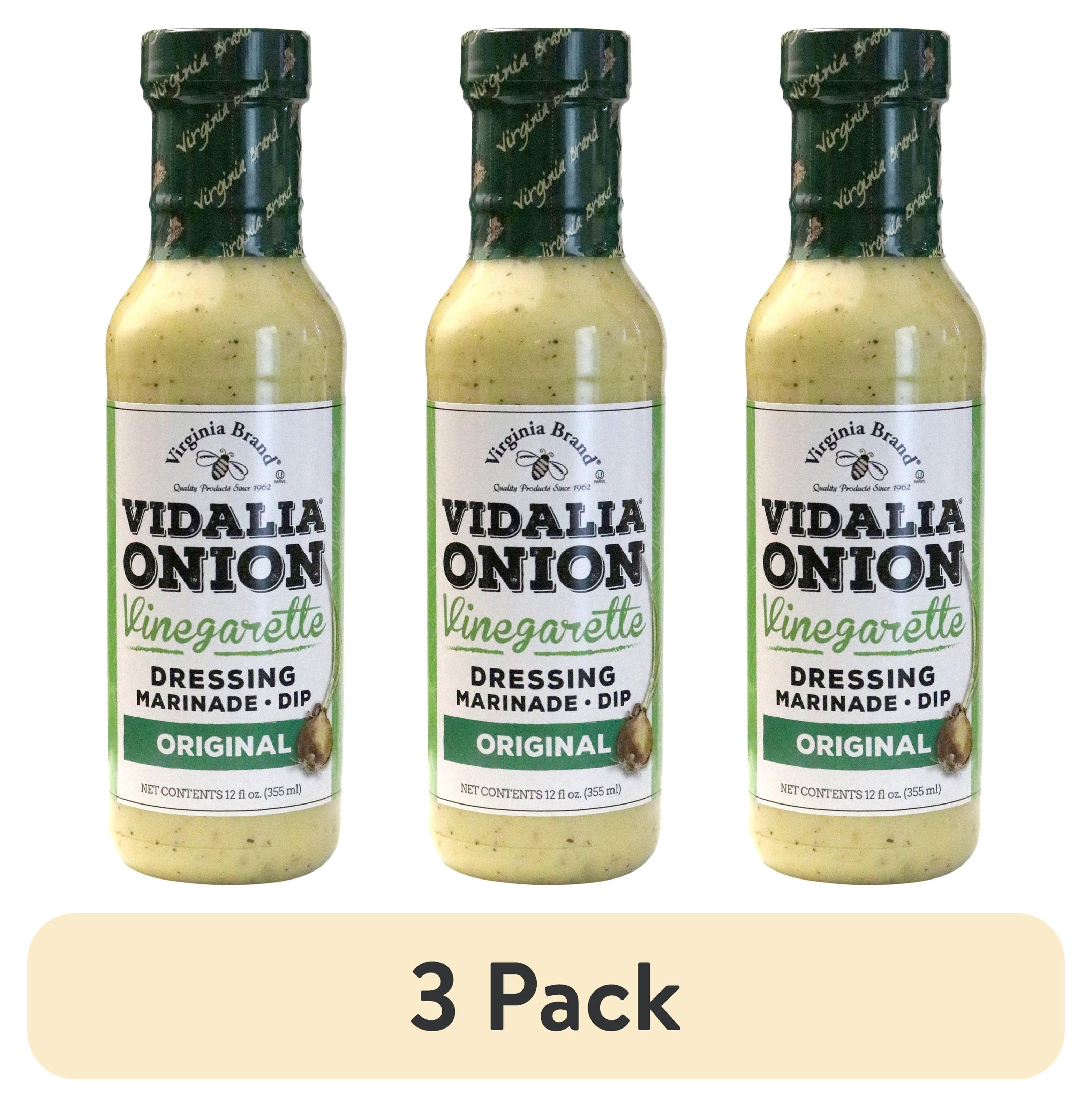(3 pack) Virginia Brand Vidalia Onion Vinegarette Dressing, 12 fl oz ...