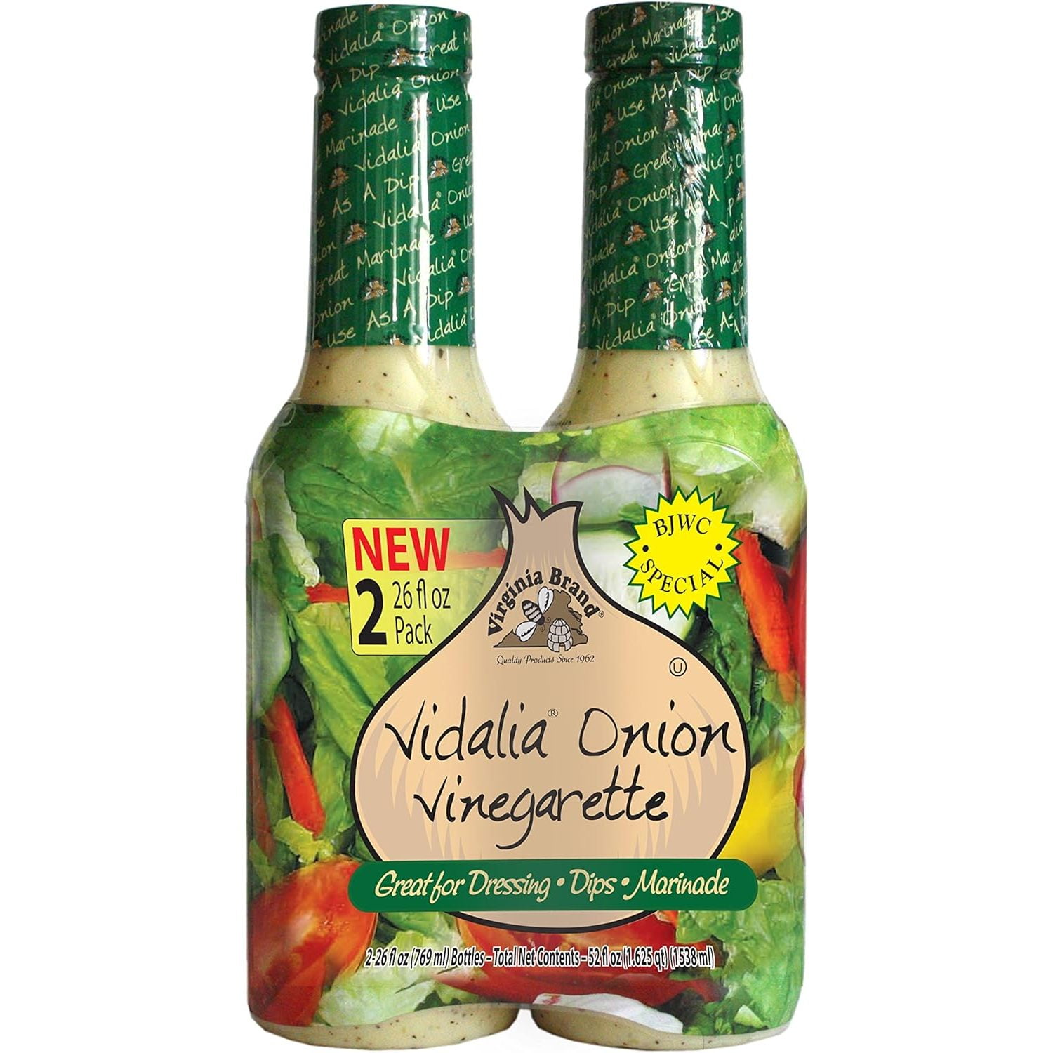 Virginia Brand Vidalia Onion Vinegarette Salad Dressing - 2/26 Oz ...