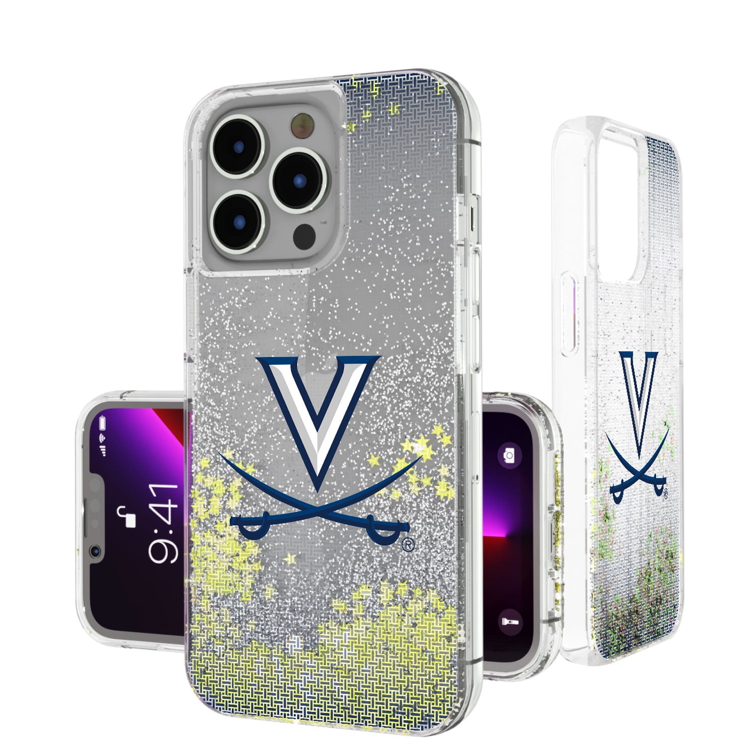 Virginia Cavaliers Linen Logo iPhone Glitter Case - Walmart.com