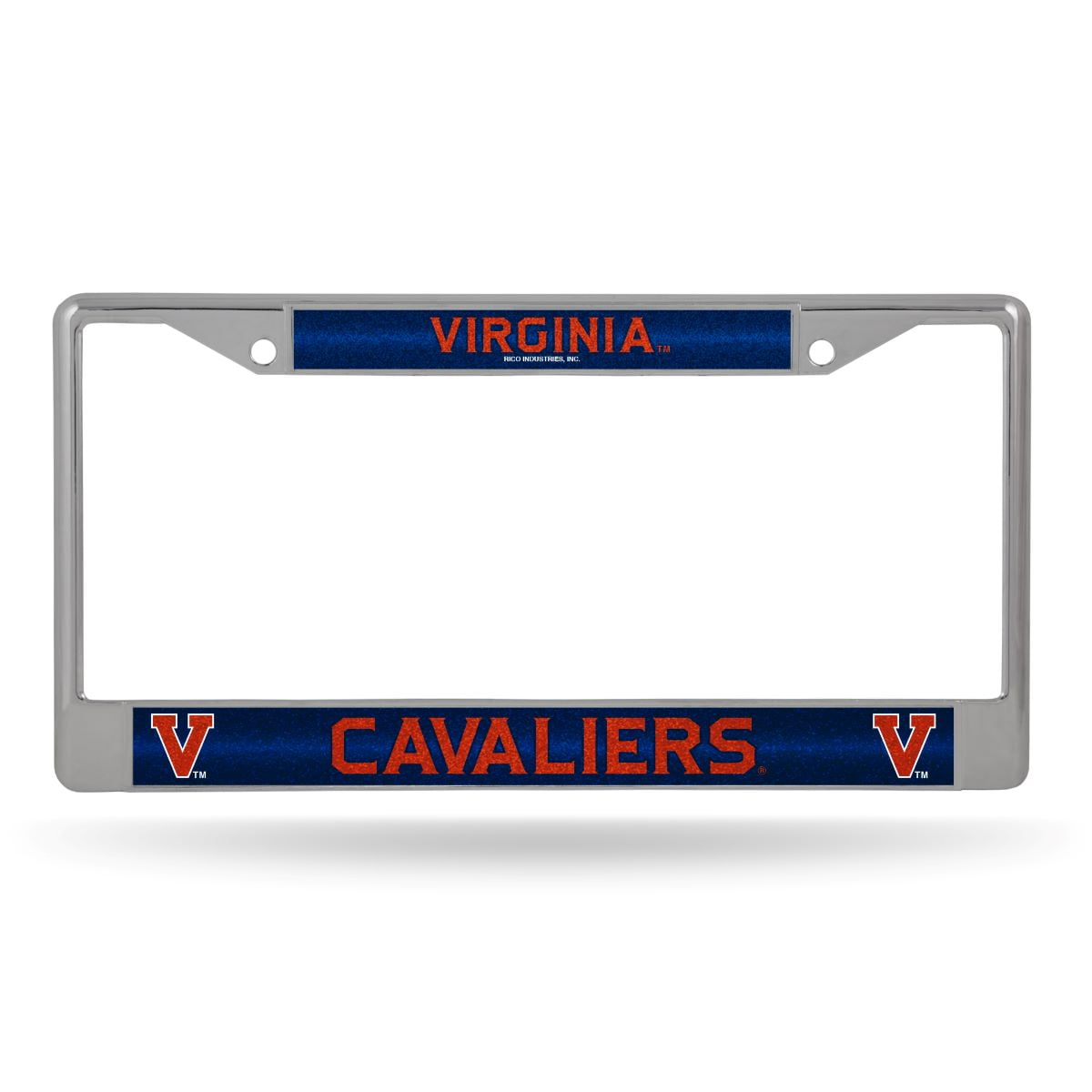 Virginia Cavaliers Sparkly Glitter Bling Look Chrome License Plate ...