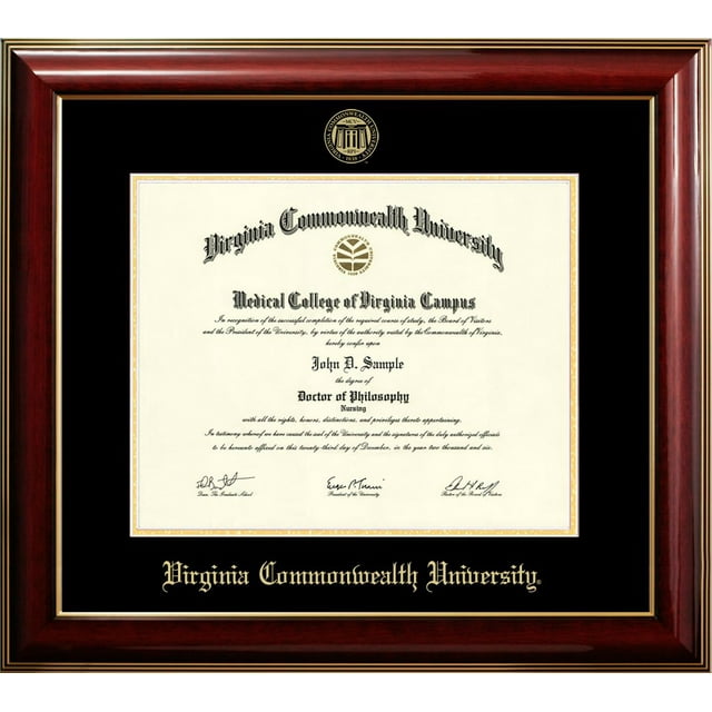 Virginia Commonwealth University Classic Diploma Frame - Walmart.com
