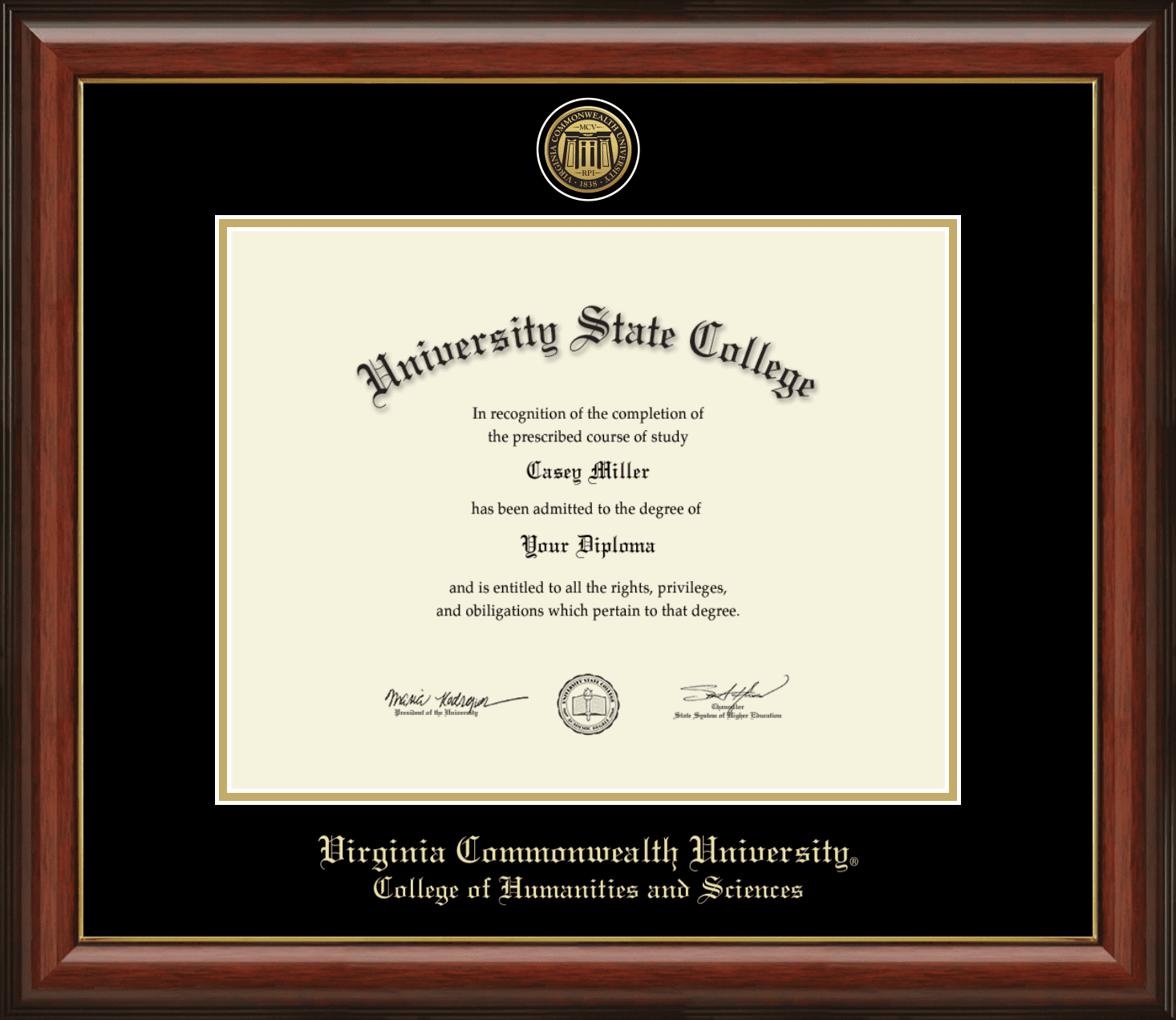 Virginia Commonwealth University College of Humanities and Sciences ...