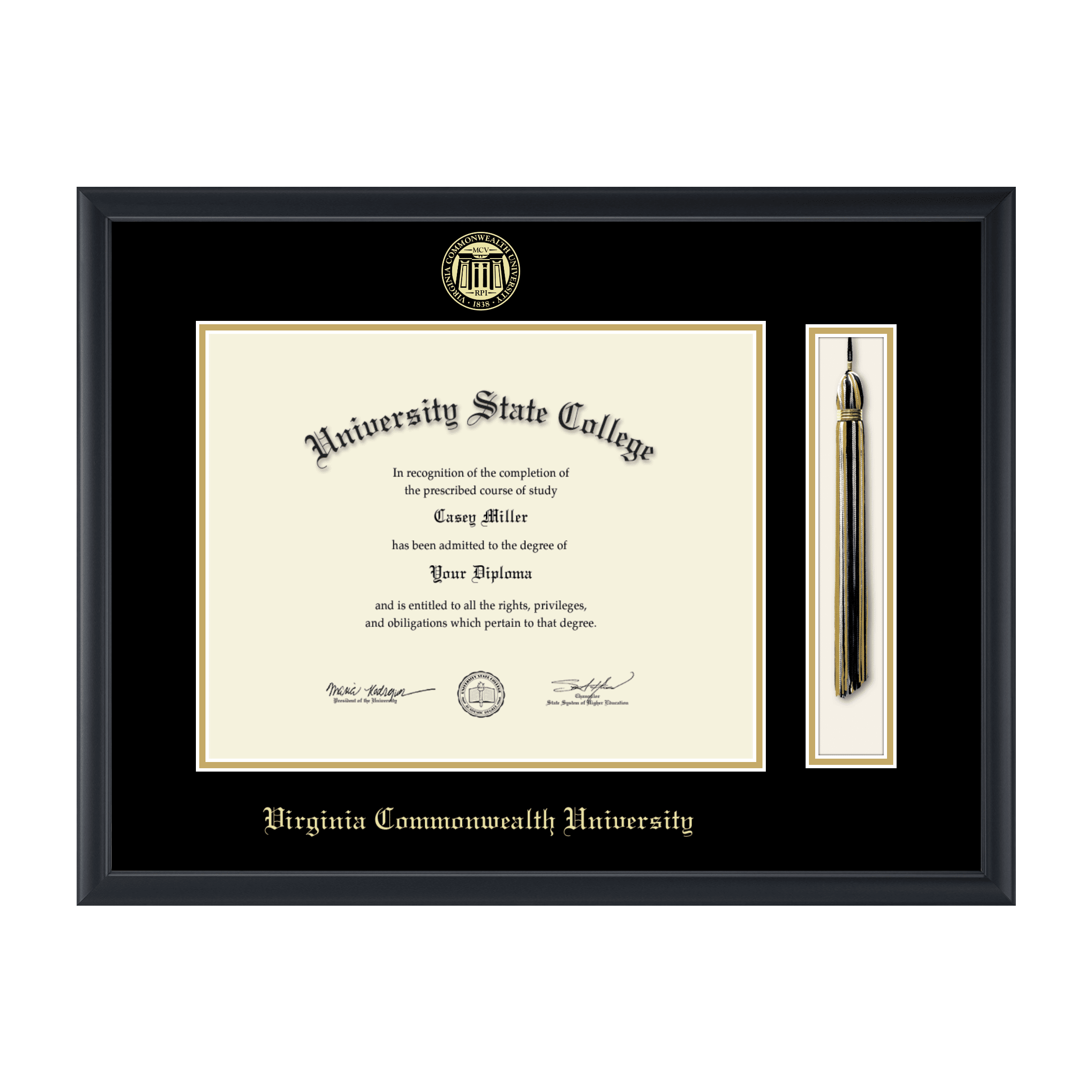 Framerly - Virginia Commonwealth University 14w x 11h Tassel Diploma ...