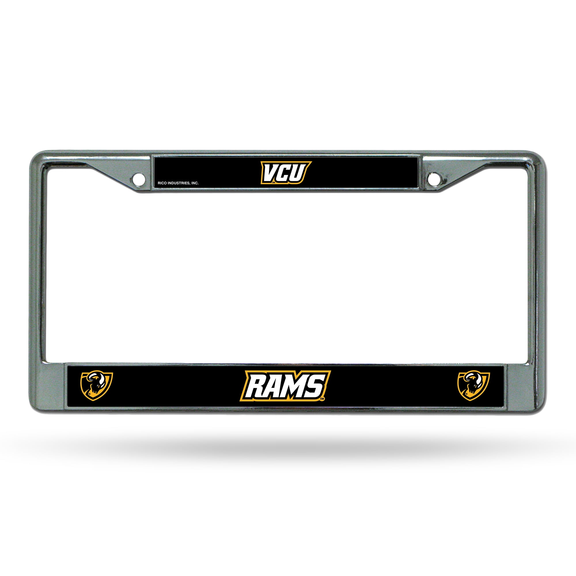Virginia Commonwealth VCU NCAA Rams - 12" x 6" Standard Size - Chrome ...