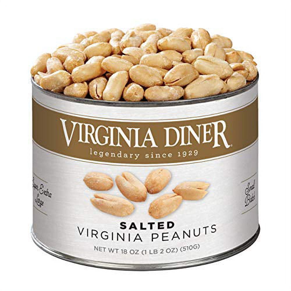 Virginia Diner - Gourmet Natural Extra Large Salted Virginia Peanuts ...