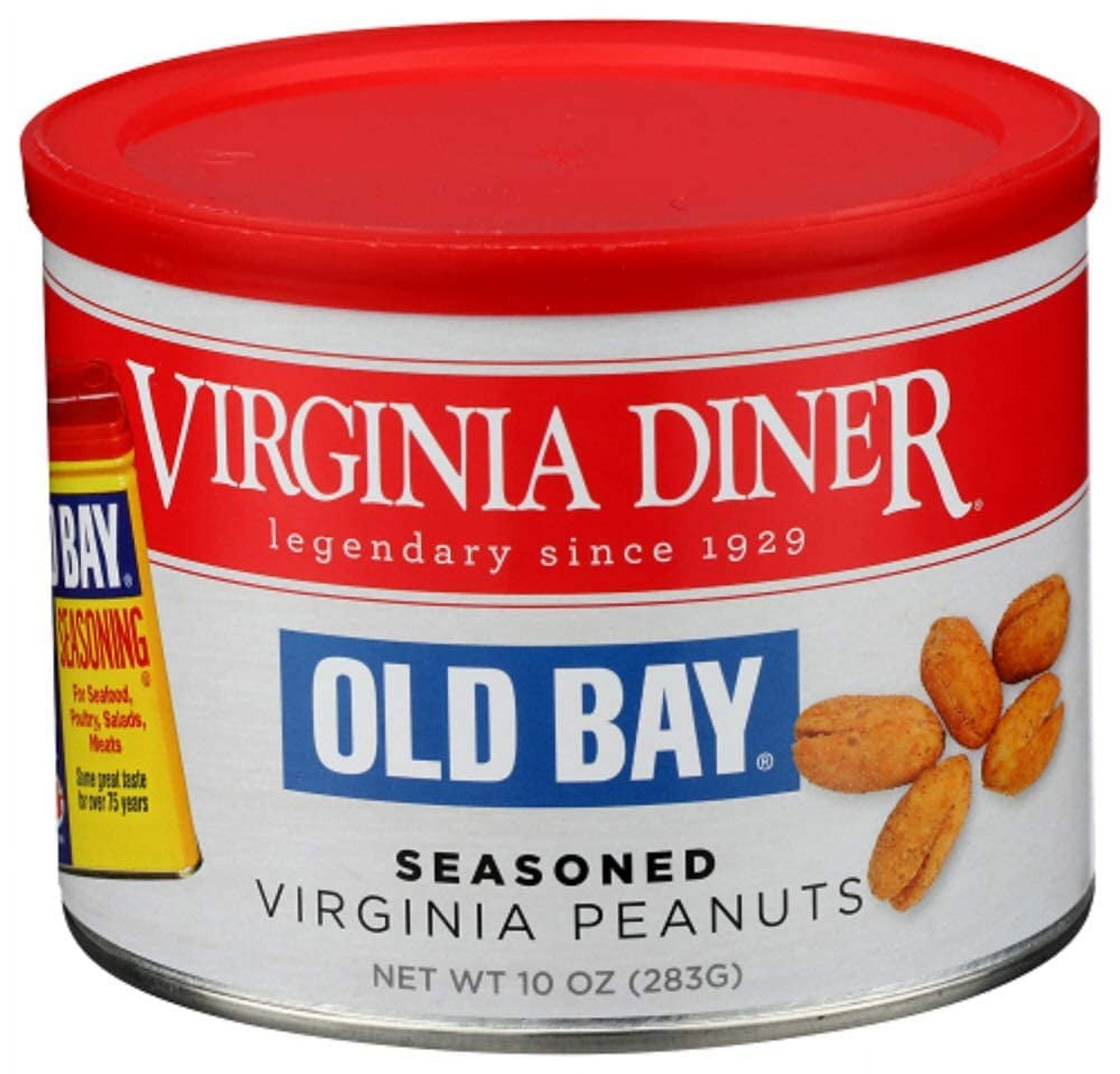 Virginia Diner Old Bay YYF14 Seasoned Gourmet Virginia Peanuts - All ...