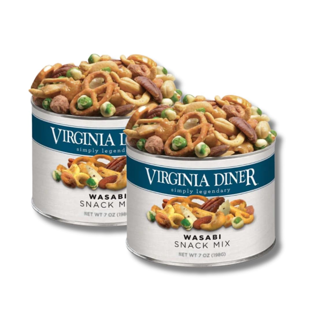 Virginia Diner Peanuts - DEF29 Wasabi Snack Mix - Gift Pack of 2, 7oz ...