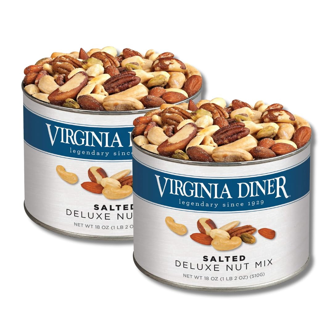 Virginia Diner Peanuts - VTF5 Salted Deluxe Nut Mix - Gift Pack of 2 ...