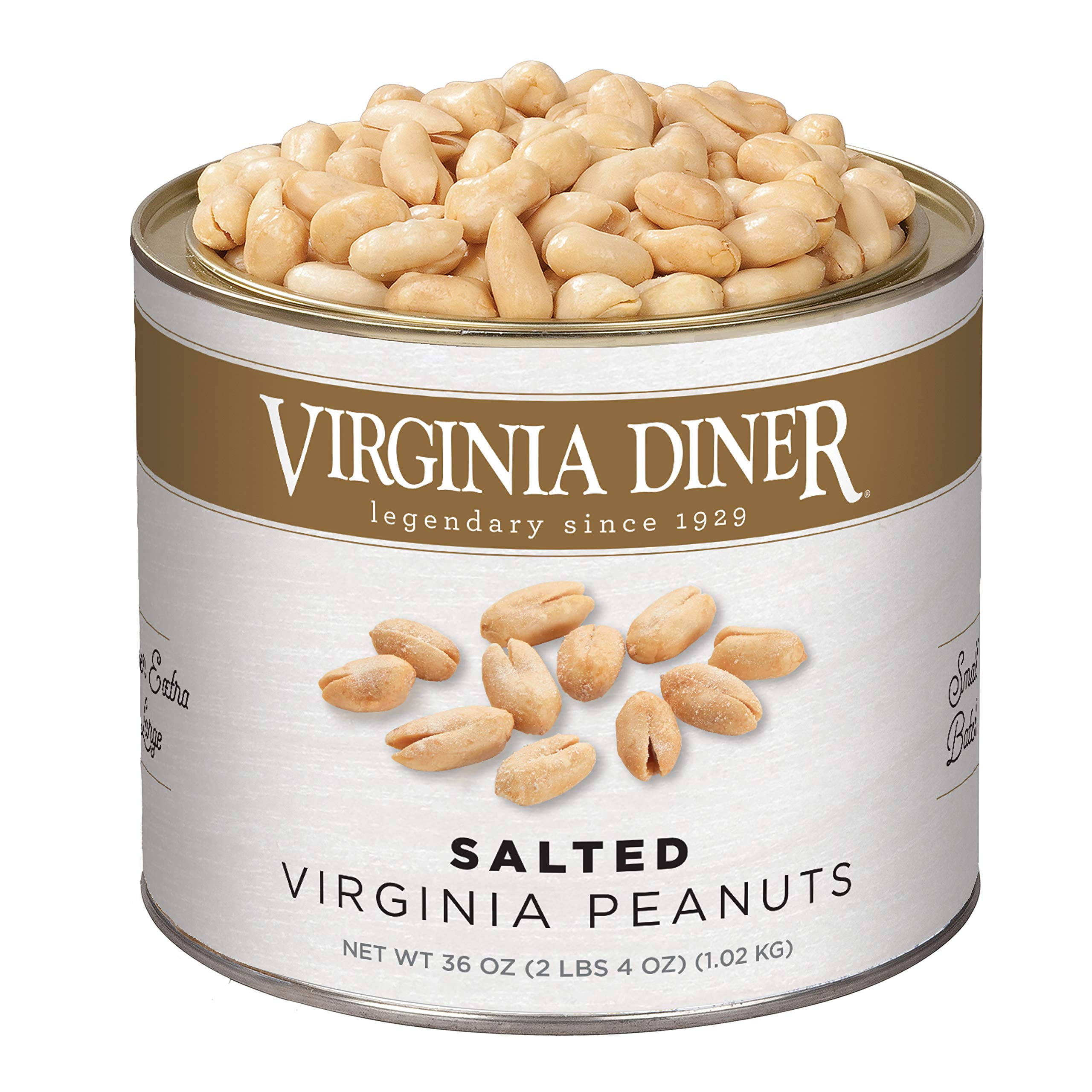 Virginia Diner Salted Gourmet MZF22 Peanuts (36 Ounce Pack of 1 ...