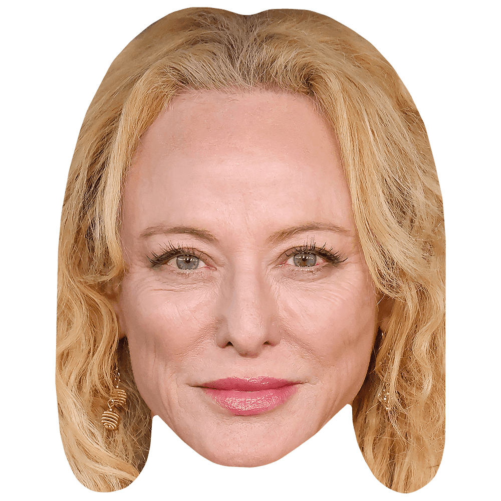 Virginia Madsen (Blonde Hair) Celebrity Mask, Flat Card Face, Fancy ...