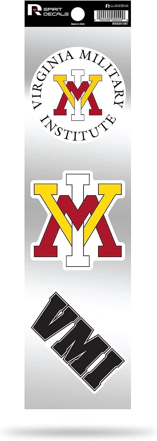 Virginia Military Academy Keydets VMI 3-Piece Retro Decal Sticker Sheet ...