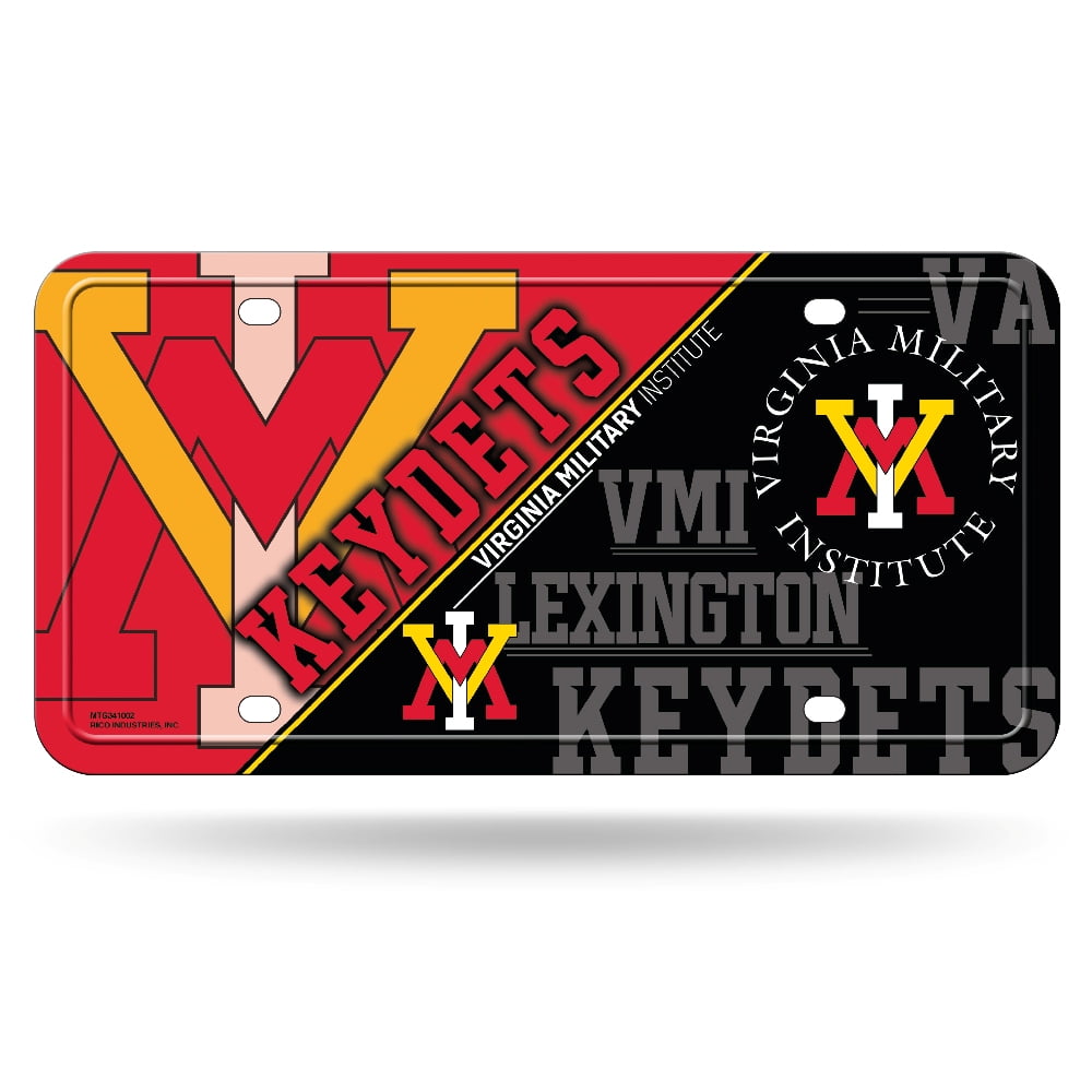 Virginia Military VMI Keydets Logo 12x6 Metal License Plate Auto Tag ...