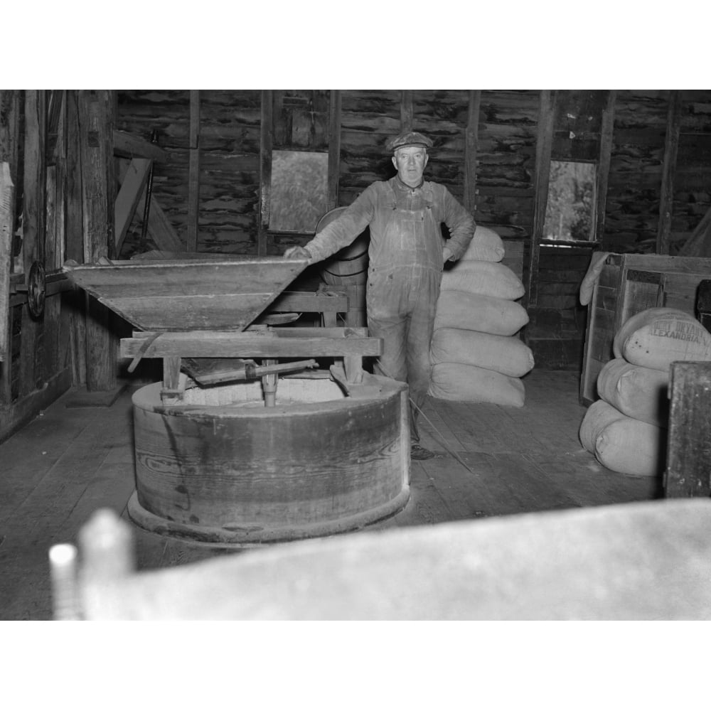 Virginia Mill 1935. Ninterior Of A Mill In Nethers Shenandoah National ...