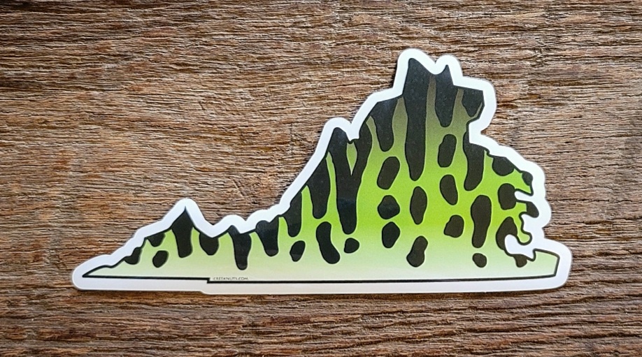 Virginia Musky Skin Sticker Decal - Walmart.com