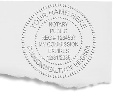Virginia Notary Public Seal Embosser - Hybrid Model, 1-5/8 Size, State ...