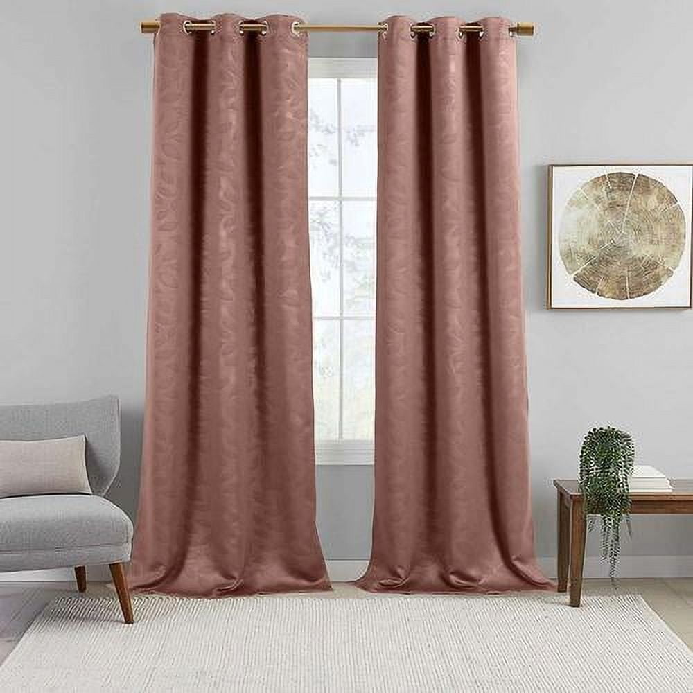 Virginia Pair (Set Of 2) Blackout Weave Energy-Saving Thermal Curtain ...