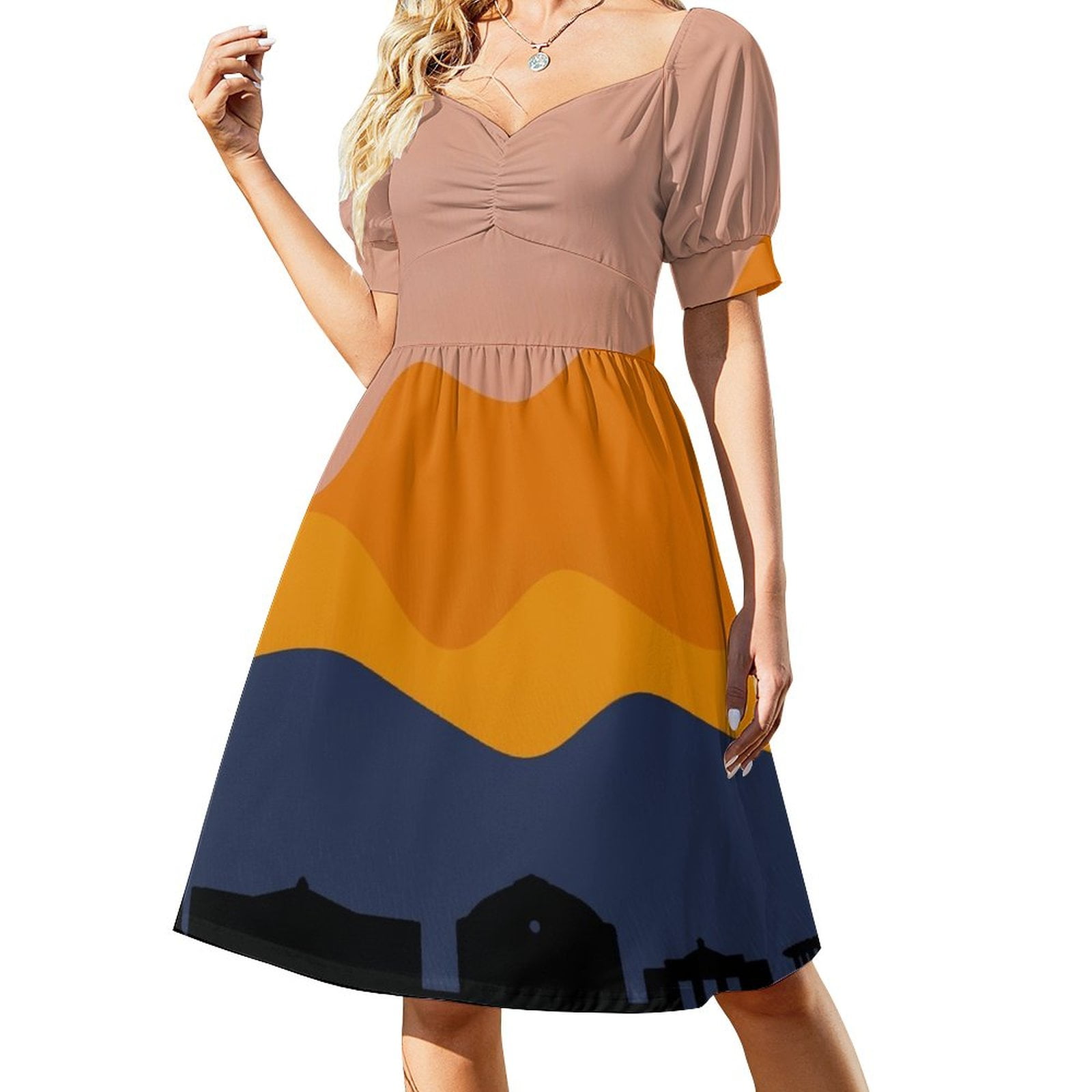 Virginia Skyline Dress womens clothing women's summer dress 2024 Dress ...