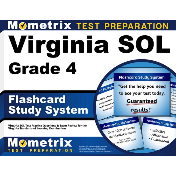 Virginia Sol Grade 4 Flashcard Study System : Virginia Sol Test ...