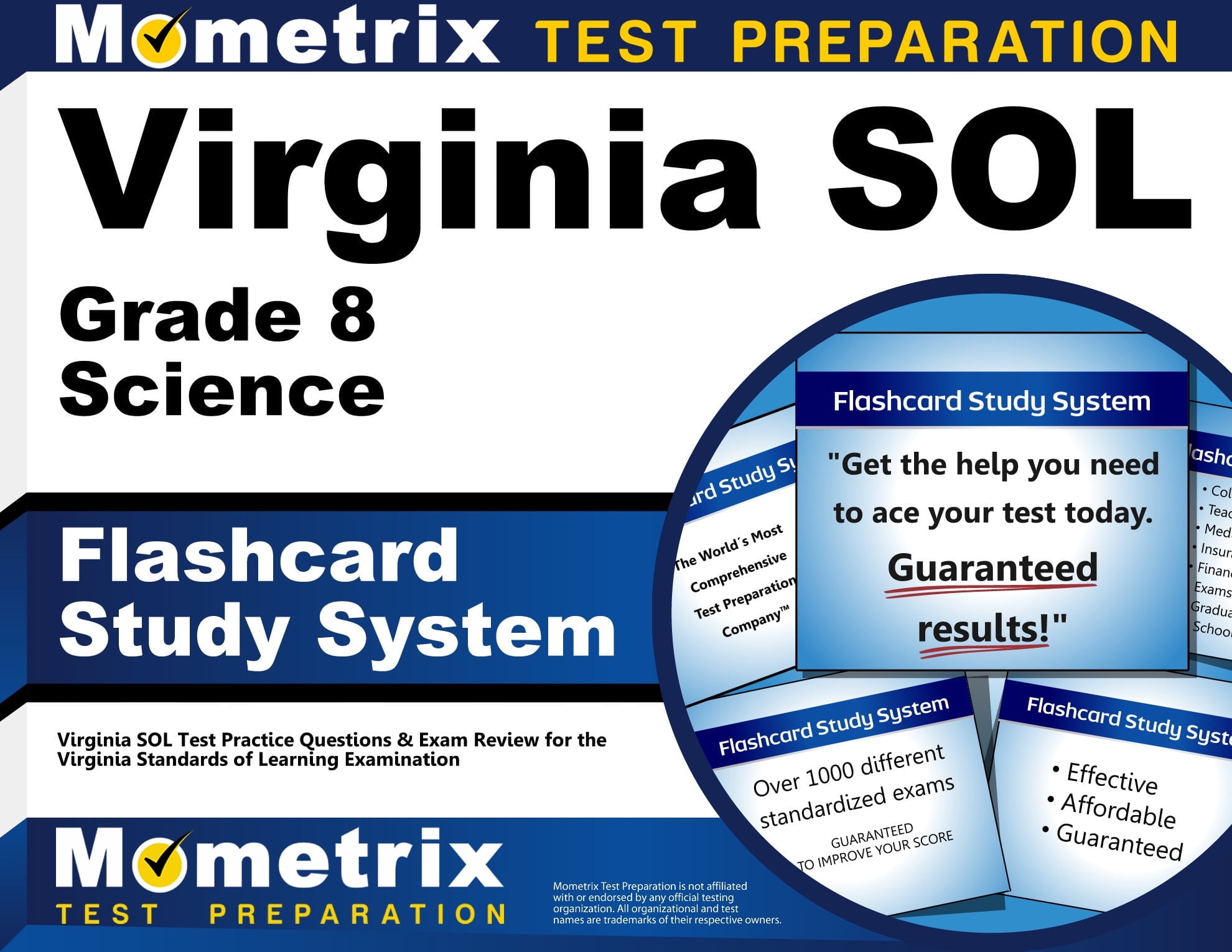 Virginia Sol Grade 8 Science Flashcard Study System : Virginia Sol Test ...