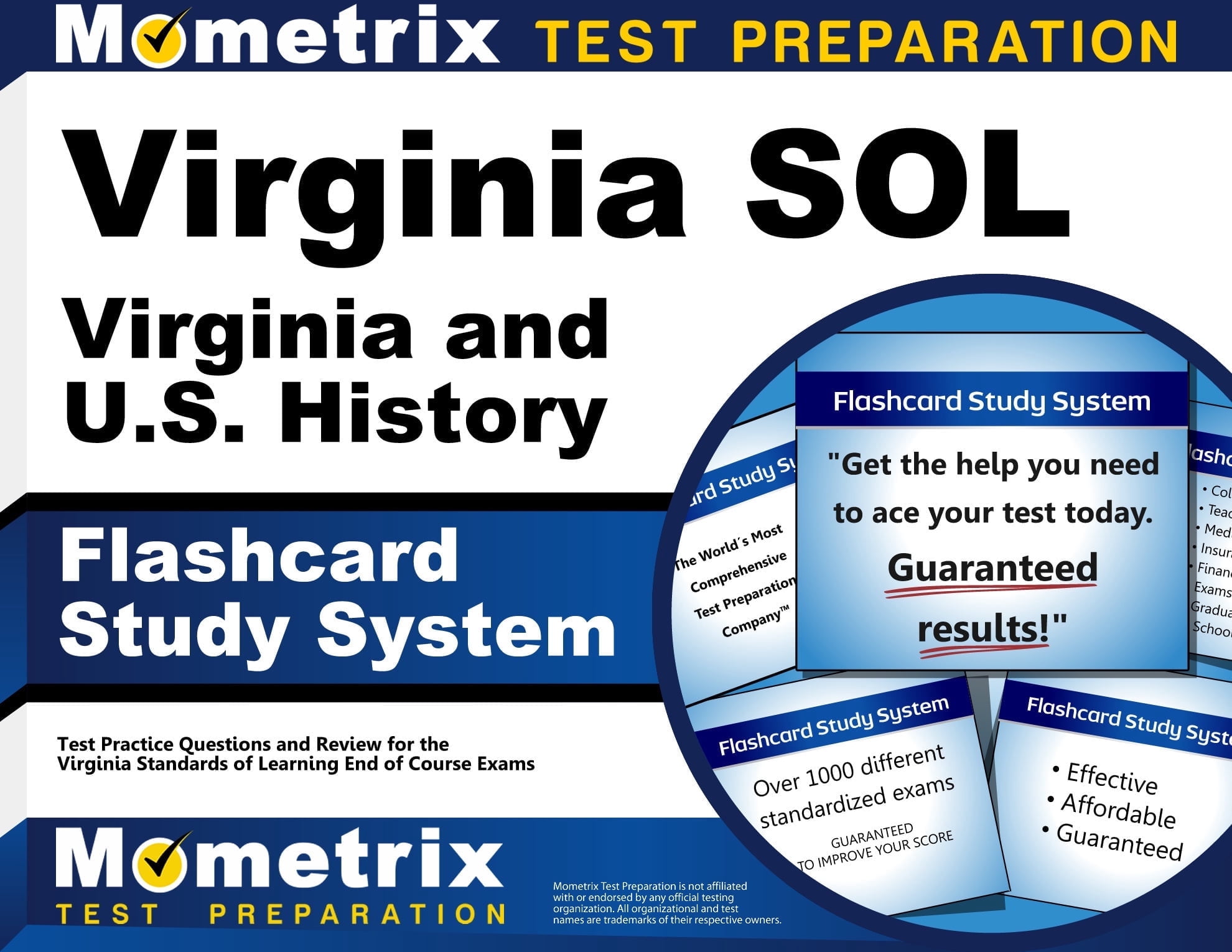 Virginia Sol Virginia and U.S. History Flashcard Study System ...