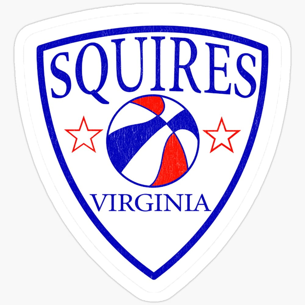 Virginia Squires Vintage Basketball Logo Aba Sticker Phone Decal Water ...