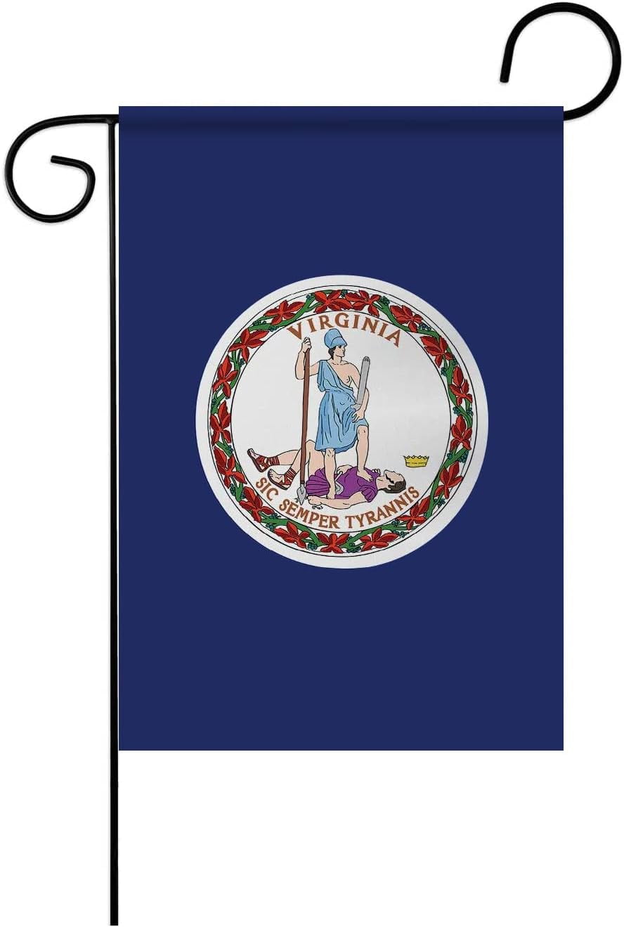 Virginia State Garden Flags 12.5 * 18 Inches Double Sided Vivid Color ...