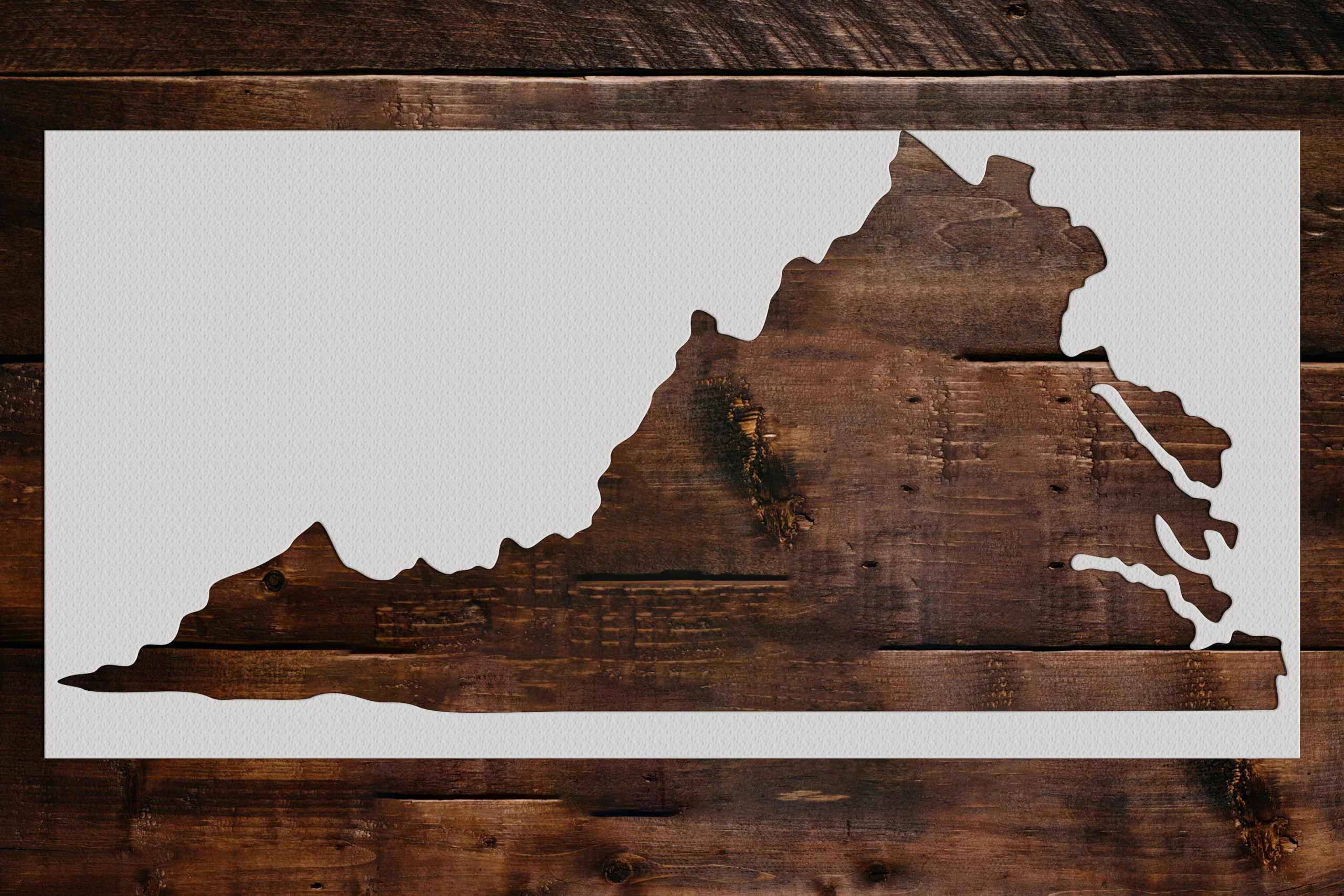 Virginia State Stencil - Art and Wall Stencil (15"x45") - Walmart.com