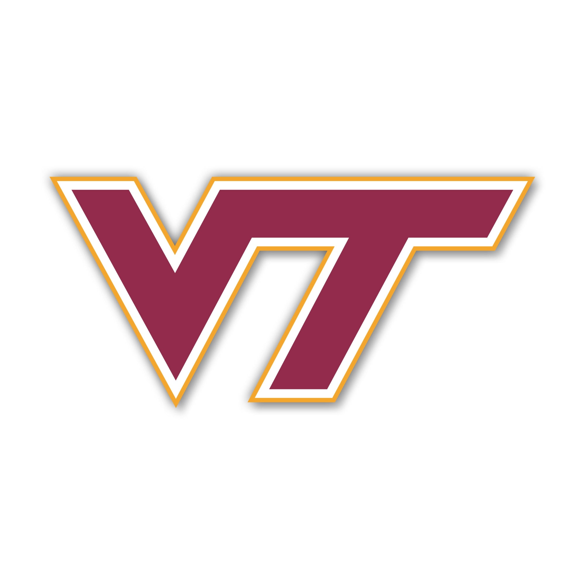 Virginia Tech Hokies 12'' Spirit Size Laser-Cut Steel Logo Wall Art ...