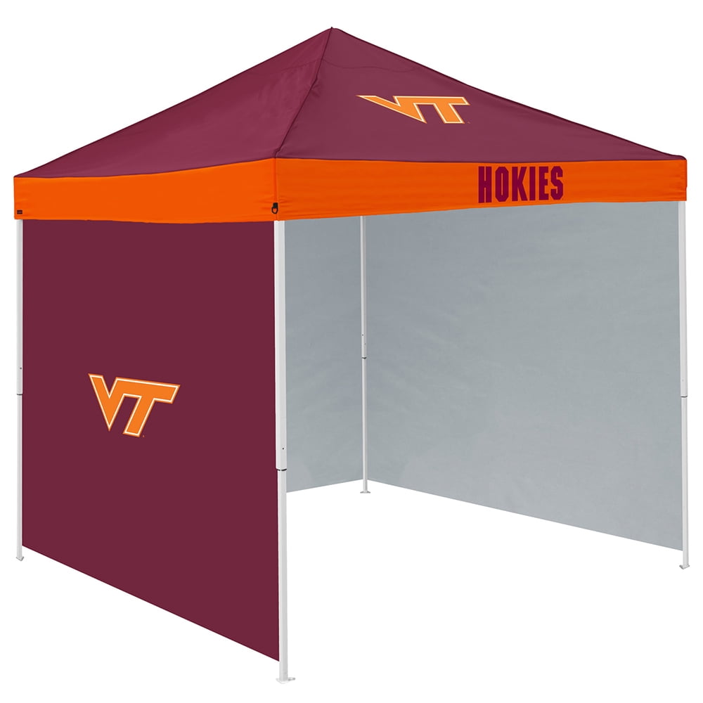 Virginia Tech Hokies NCAA 9' x 9' Economy 2 Logo Pop-Up Canopy Tailgate ...