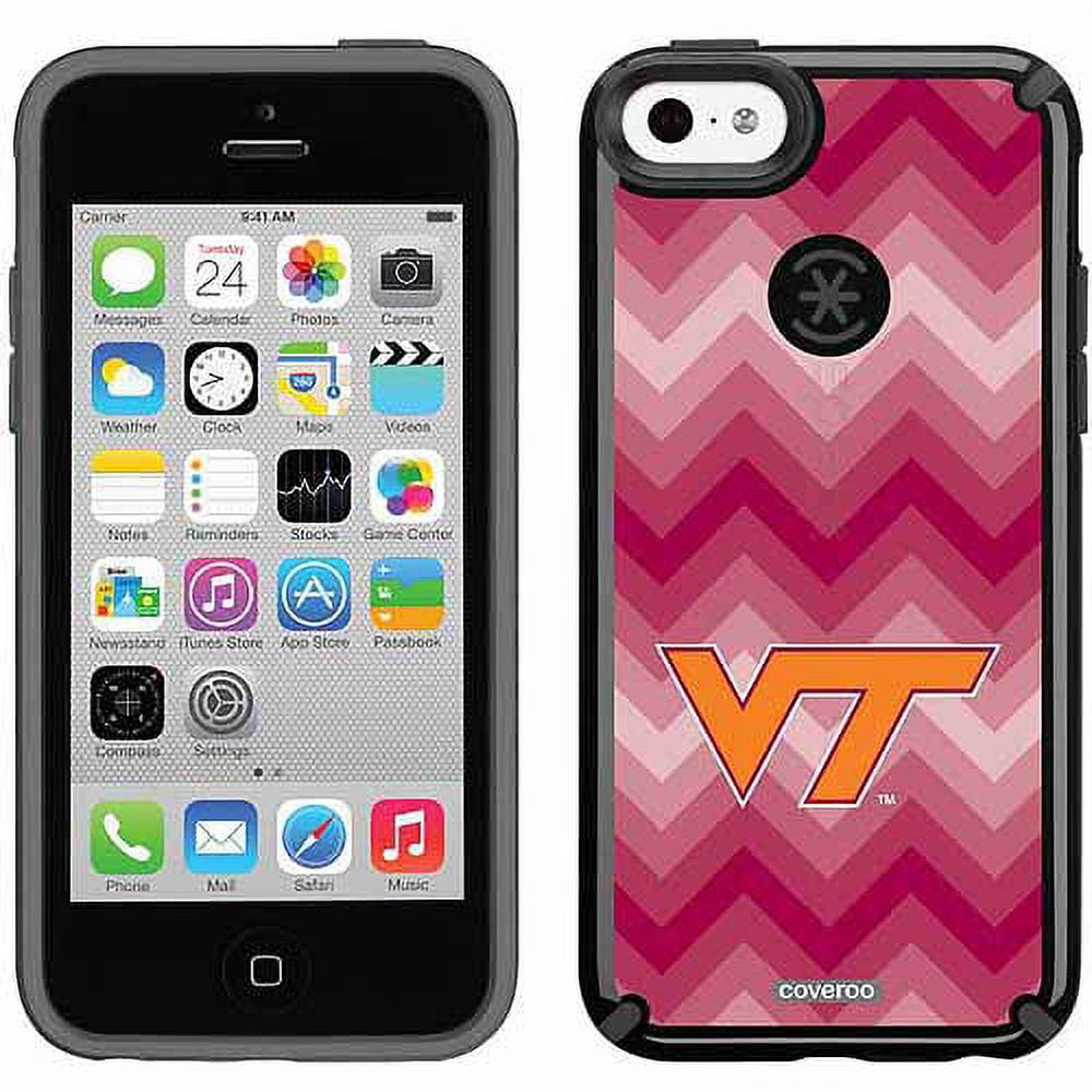 Virginia Tech Lined Chevron Design on Apple iPhone 5c CandyShell Case ...