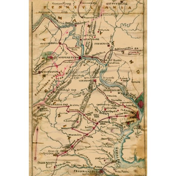 Map Maryland Counties