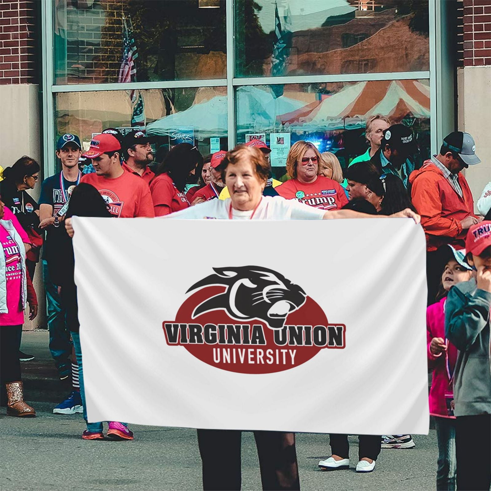 Virginia Union University Logo Banner Breeze Flag Outdoor Flags Home ...