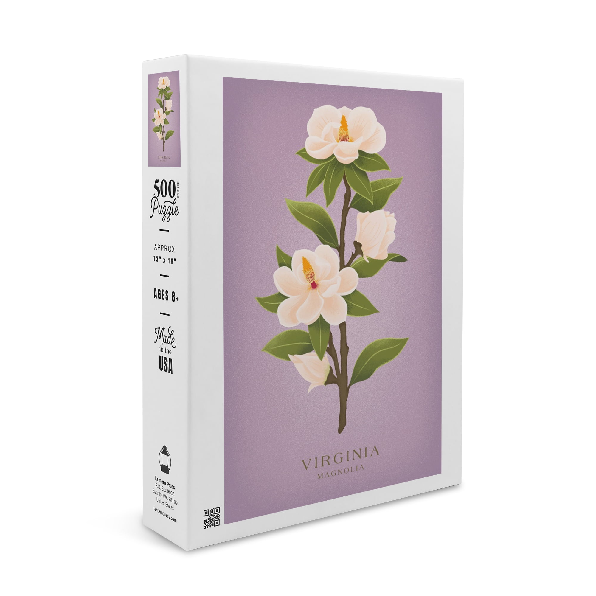 Virginia, Vintage Flora, State Series, Magnolia (19x27 inches, Premium ...