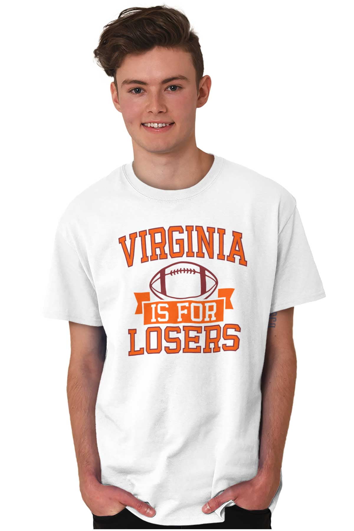 Virginia for Losers Funny Rivalry Men's Graphic T Shirt Tees Brisco ...