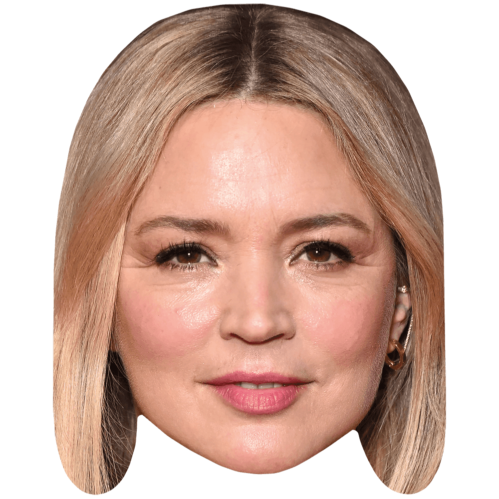 Virginie Efira (Blonde Hair) Celebrity Mask, Flat Card Face, Fancy ...
