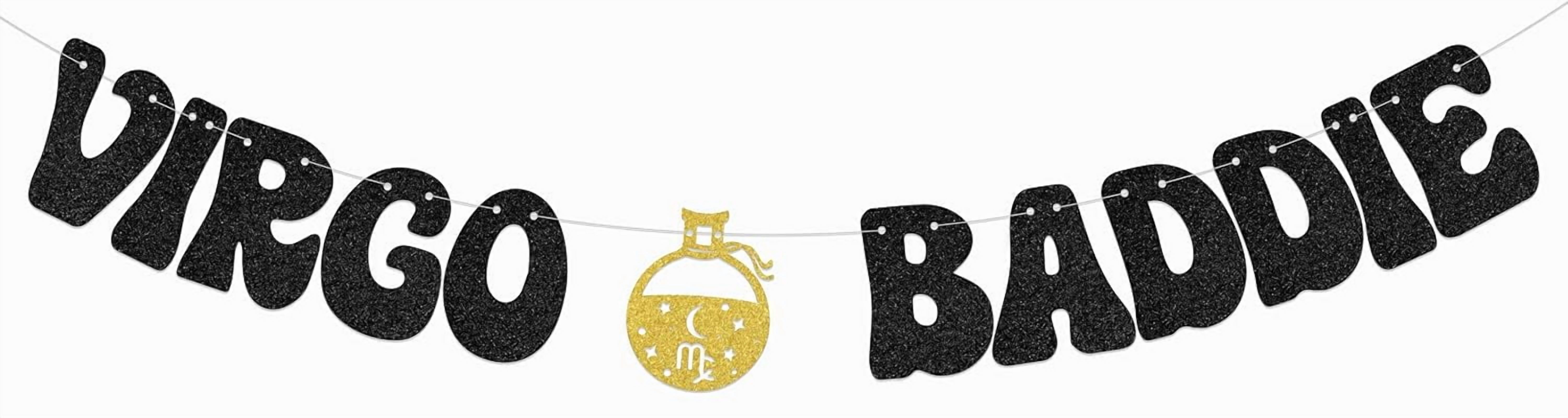 Virgo Baddie Banner Virgo Birthday Baddie Decoration Big Virgo Energy ...