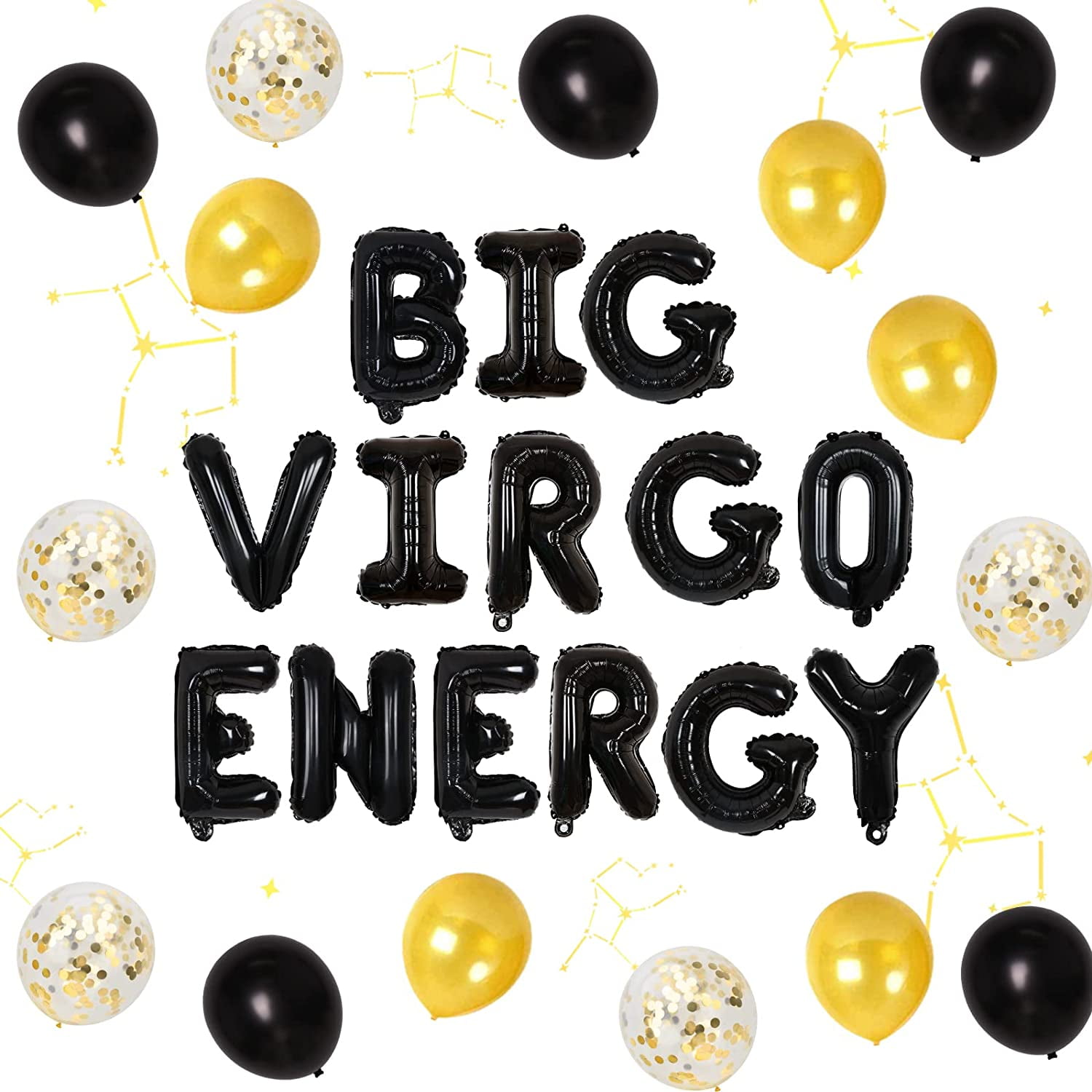 Virgo Birthday Party Decoration--12 Constellation Theme Party Supplies ...