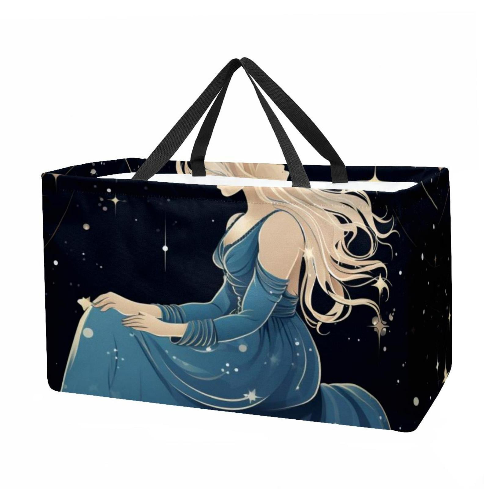 Virgo Constellation Large Capacity Reusable Foldable Oxford Cloth Cube ...