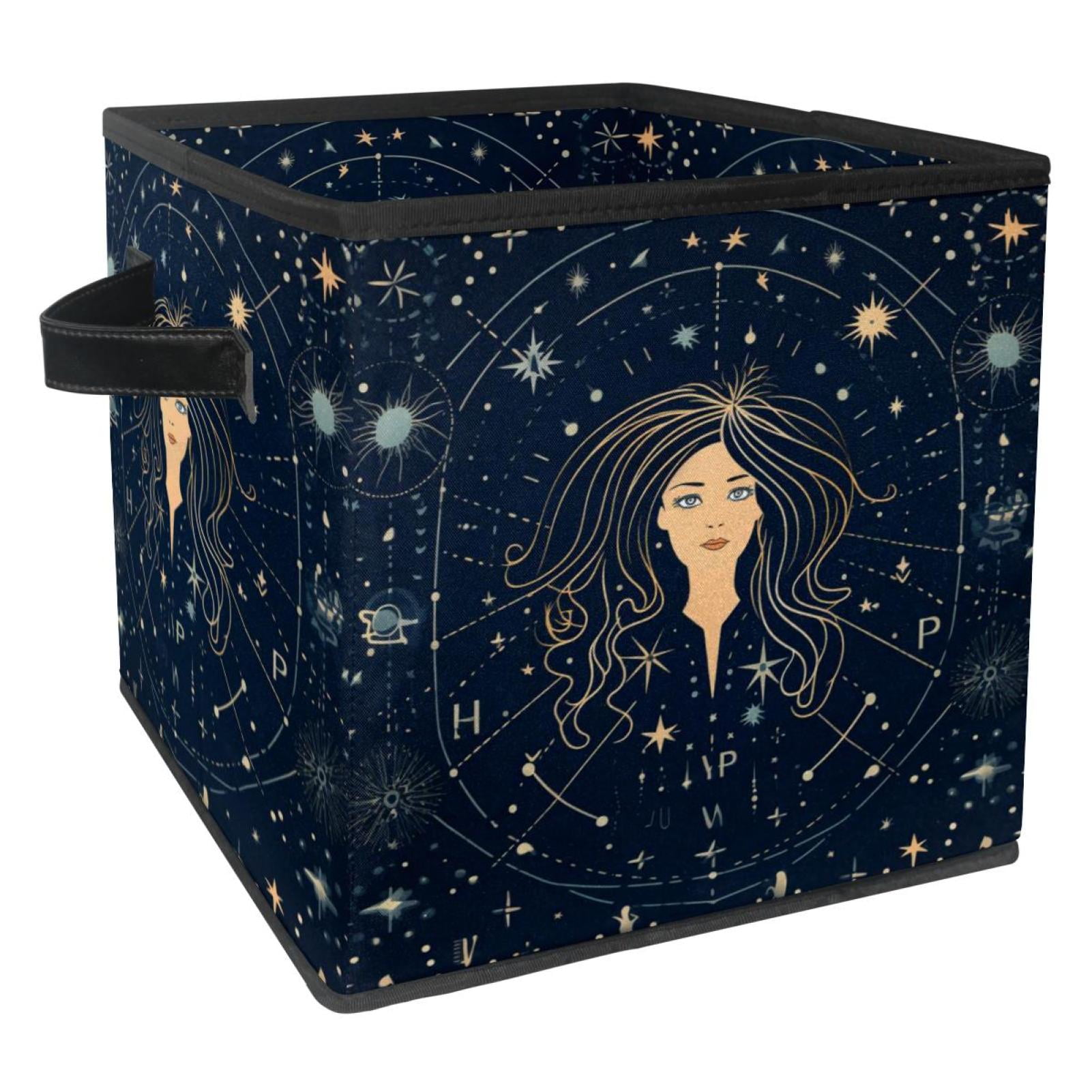 Virgo Constellation Toy Storage Box, Foldable with Handle, 10.8"x10.5 ...