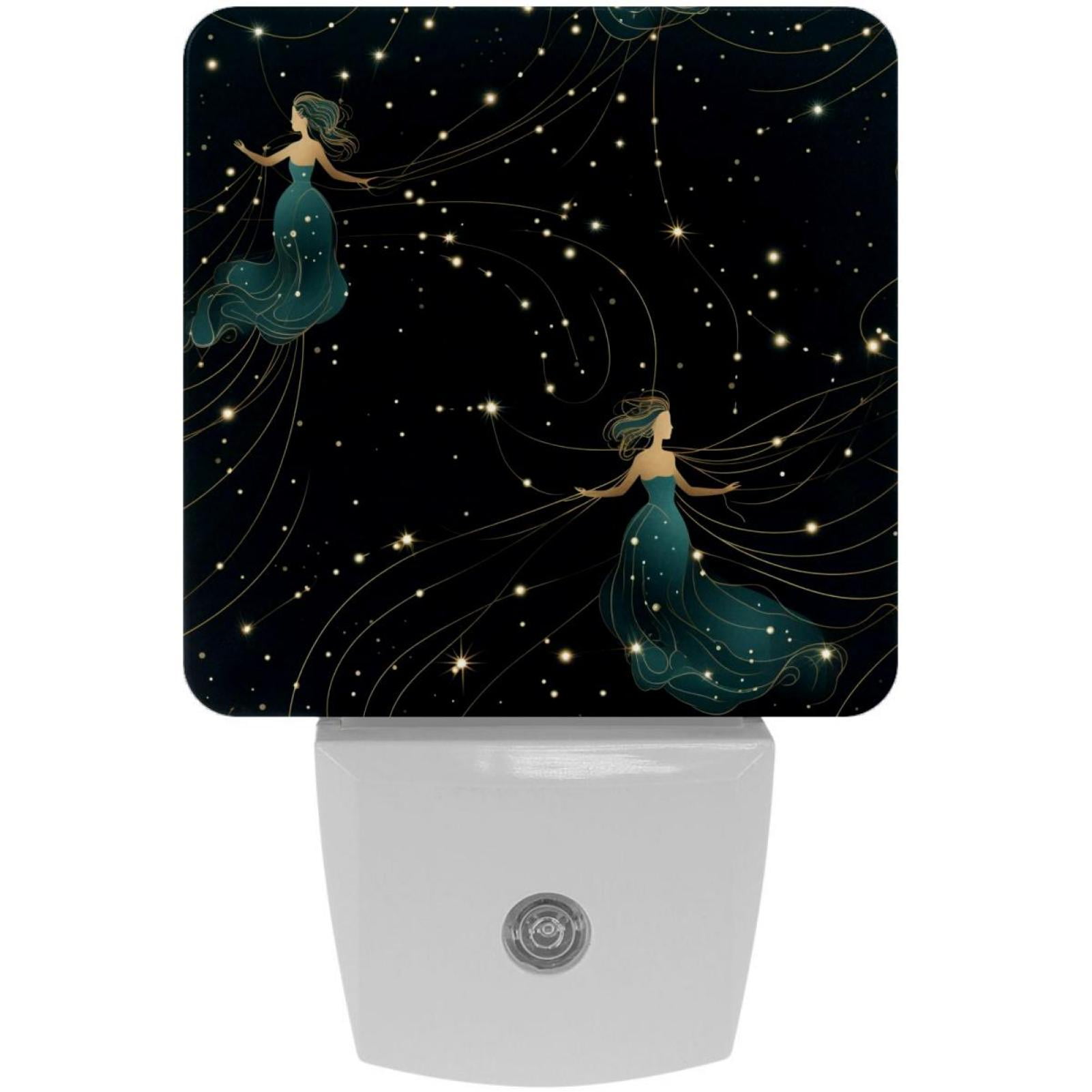 Virgo LED Square Night Light - Energy Efficient Plug-in Nightlight with ...